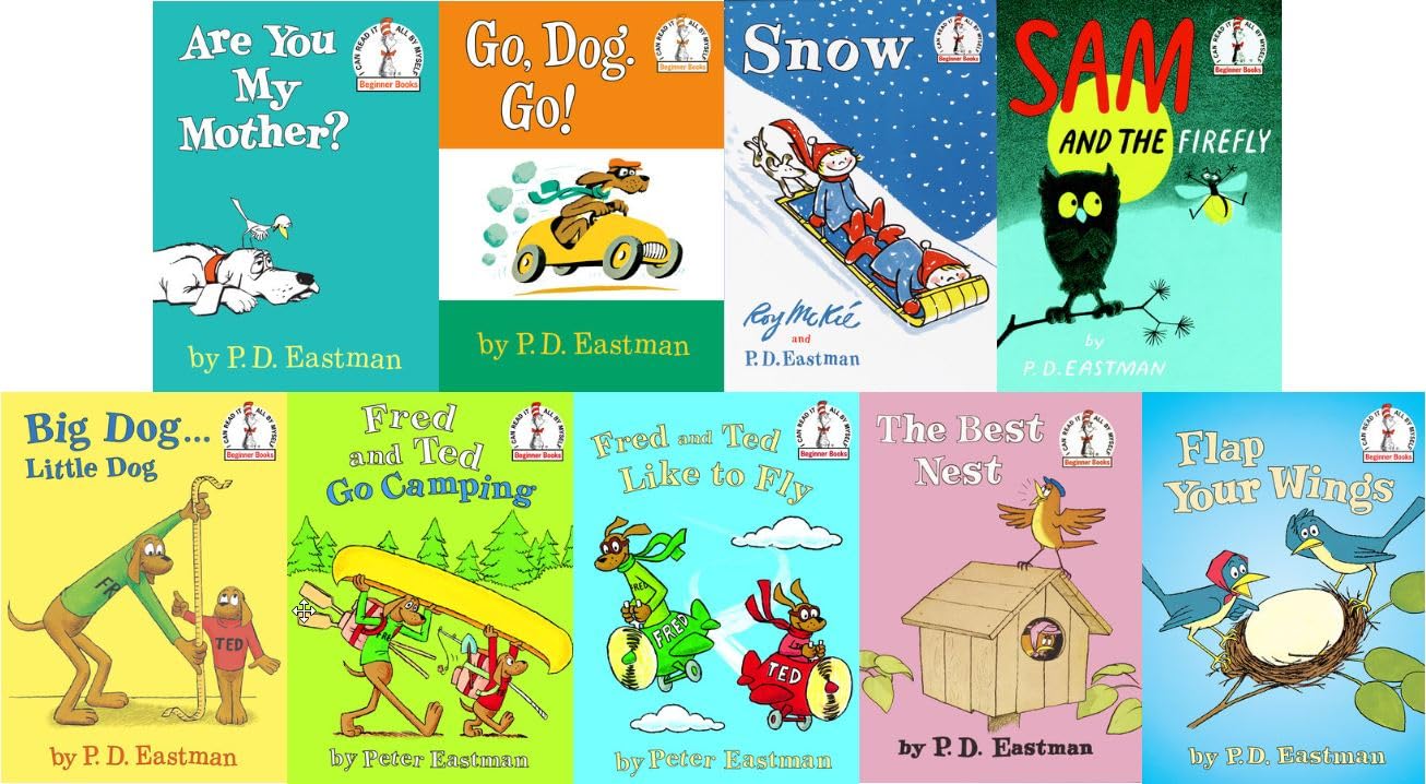 "P.D. Eastman Classic Collection (9-Book Set): The Best Nest, Flap Your ...