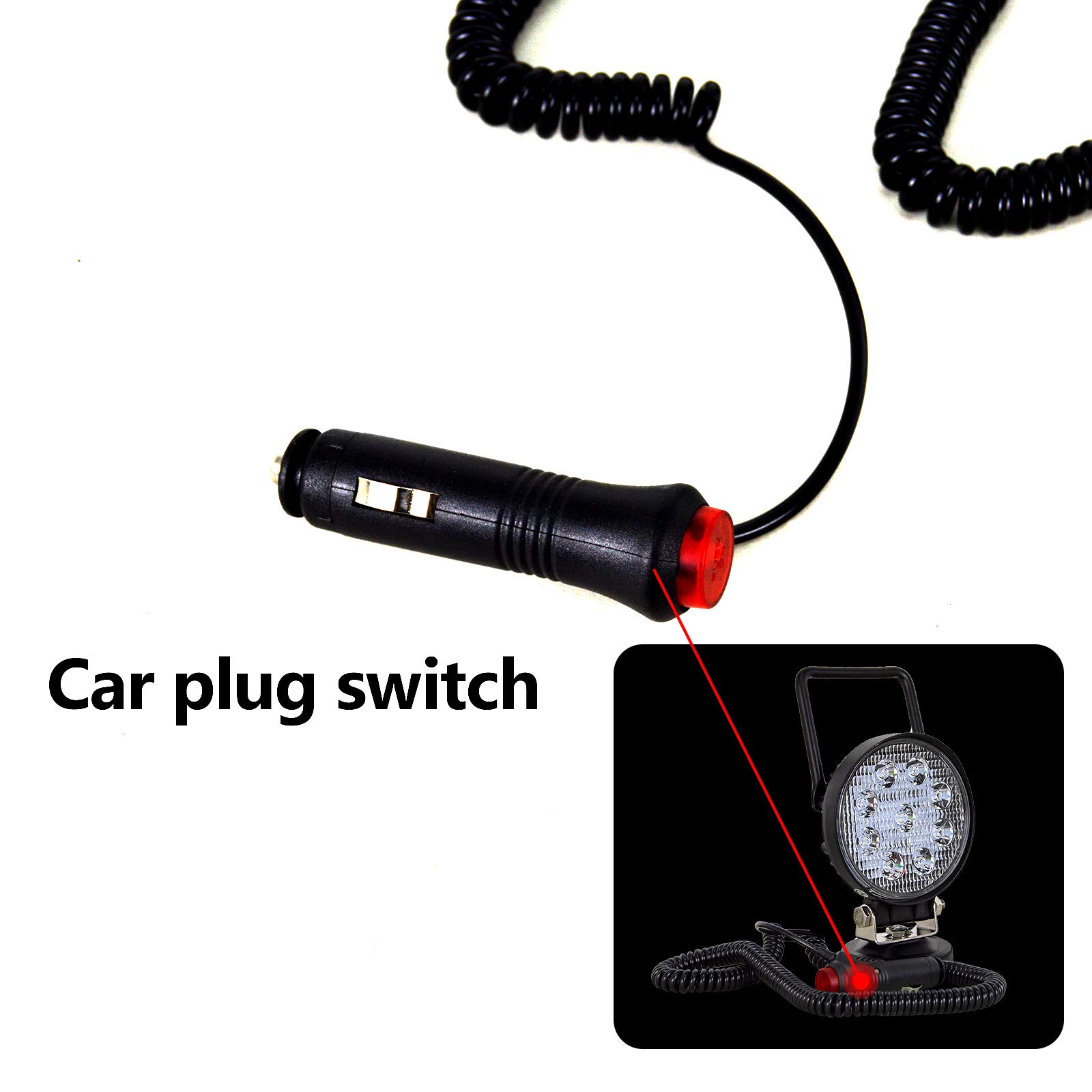 Snapklik.com : SKYWORLD Magnetic Mount LED Work Light, 2PCS 4 Inch 27W ...