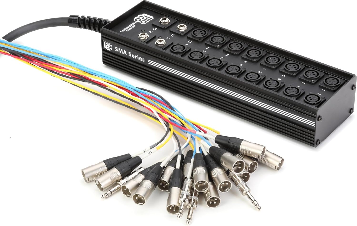 Amazon.com: Pro Co SMA1604FBQ-100 StageMaster 16x4 Stage Snake with 1/4 ...