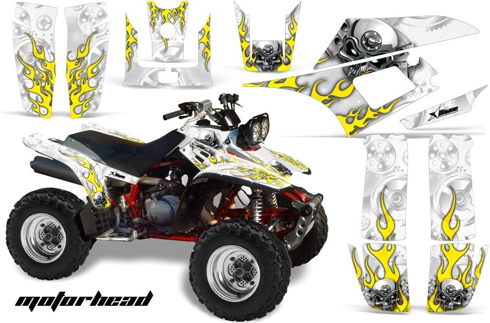 Amazon.com: AMR Racing ATV Graphics kit Sticker Decal Compatible with ...