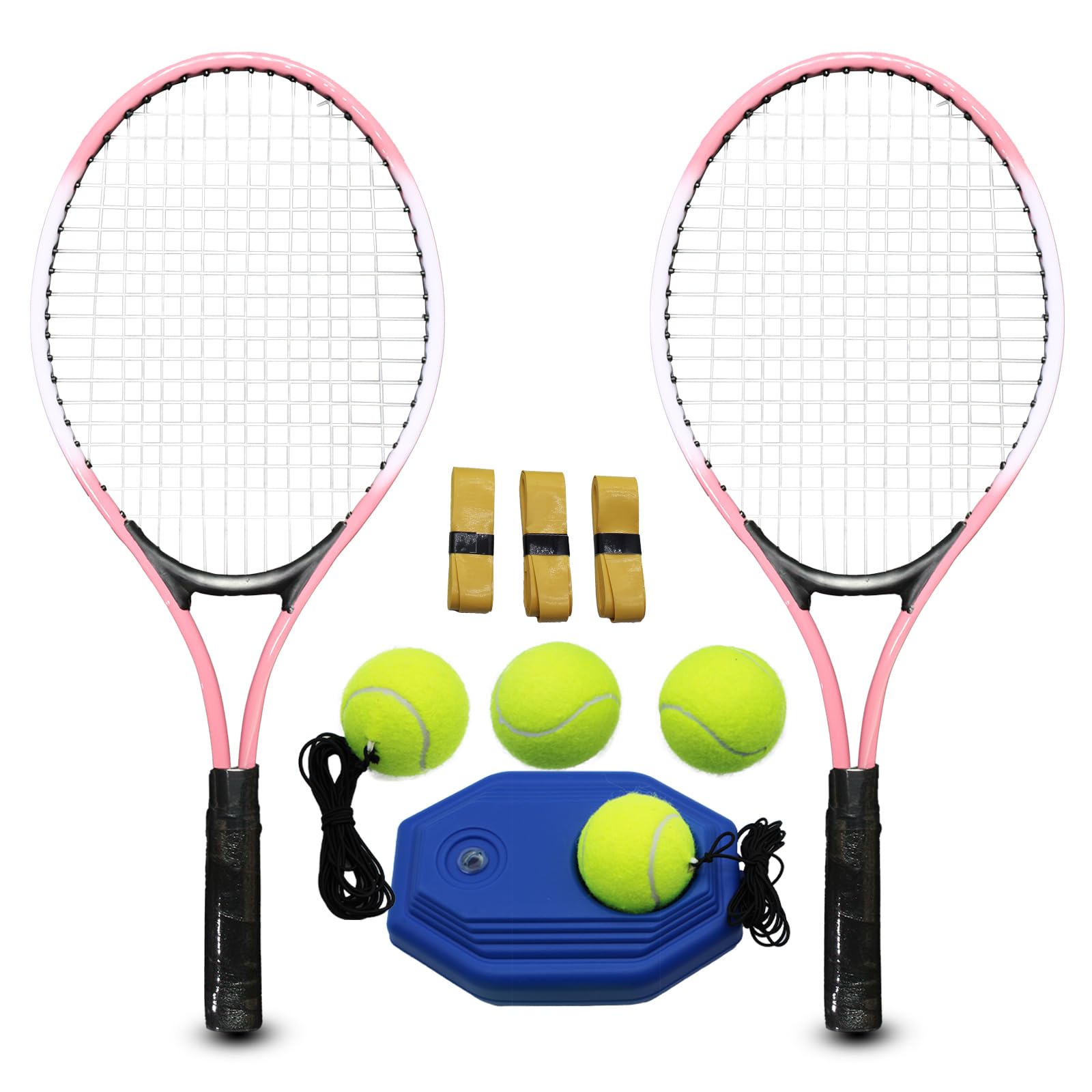 Snapklik.com : Magicorange 21 Inch Tennis Rackets For Kids 2 Players ...