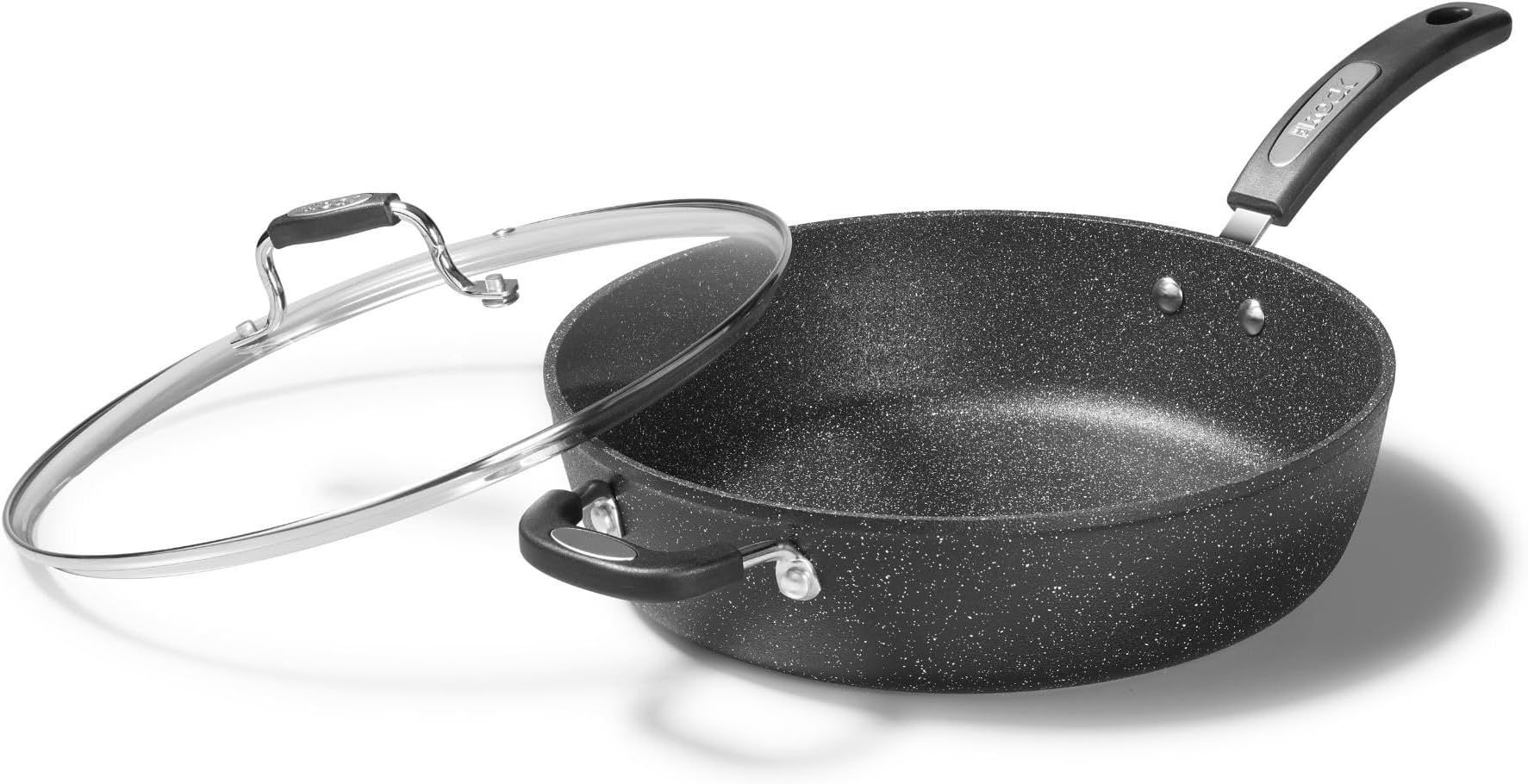 Amazon.com: Starfrit The Rock 12'' (30cm) Non-Stick Jumbo Cooker Pan ...