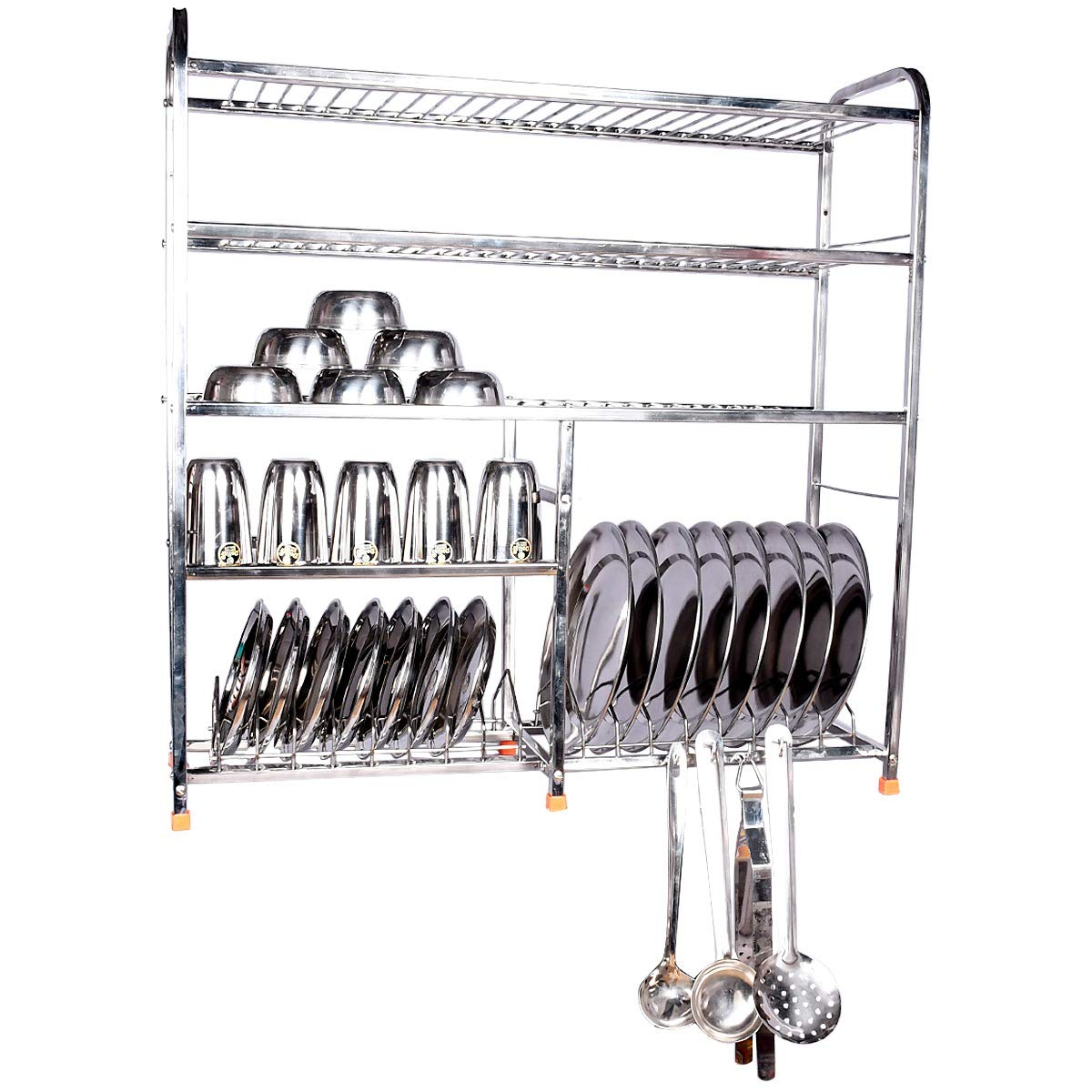 Obtain Anti Rust Stainless Steel Bartan Stand/Utensils Organiser ...