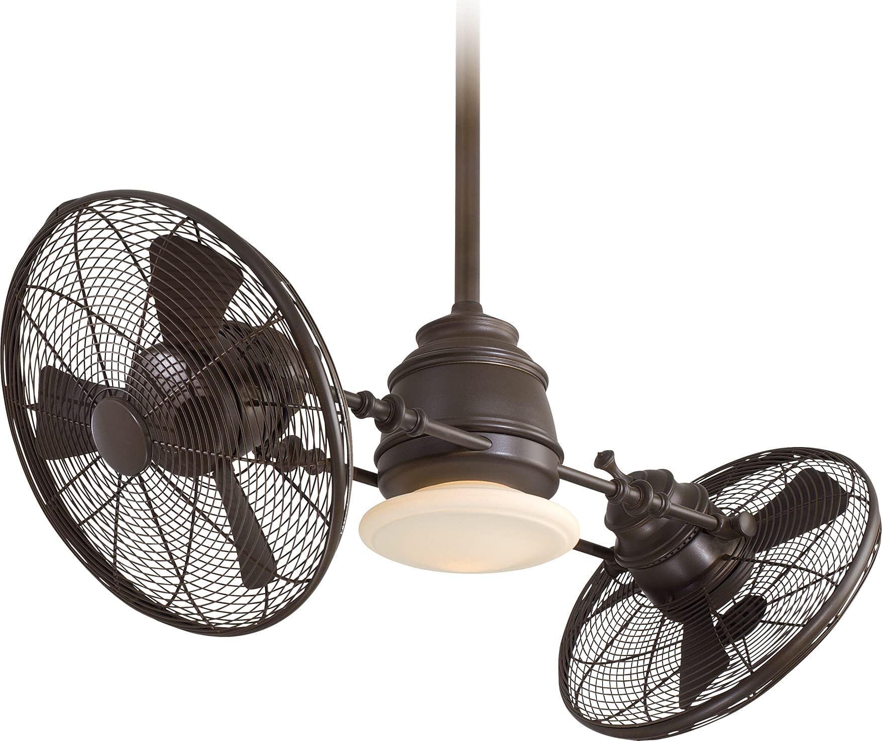 Amazon.com: TroposAir Duet Oscillating Dual Ceiling Fan in Oil Rubbed ...