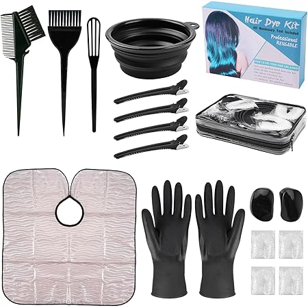 Amazon.com: 42 Pieces Hair Dye Coloring Kit, Hair Tinting Bowl,Dye ...