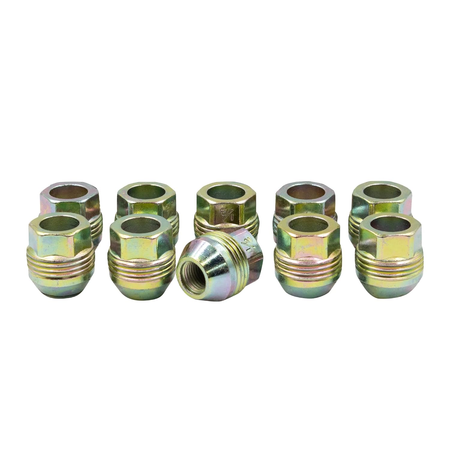 Wheel Accessories Parts 10 Pcs Lug Nuts Dual External Thread M14x1.5 ...
