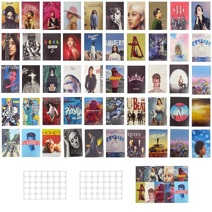 Buy 50Pcs Print Album Covers | Unique Square Printed Photos 4x6 inch ...
