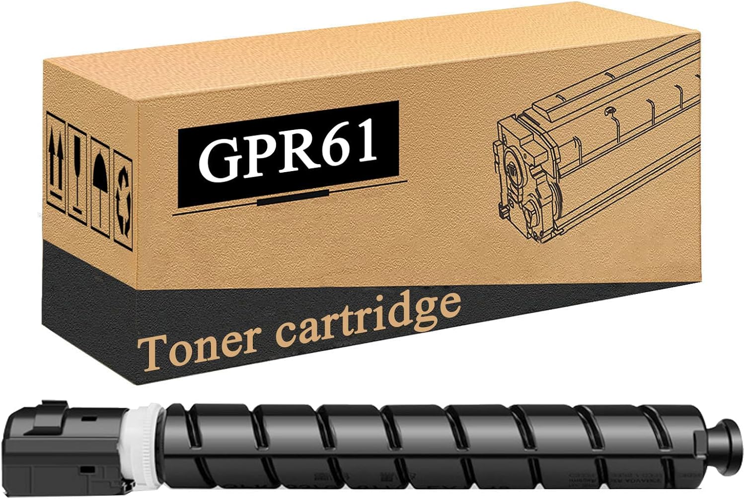 Amazon.com: MYSEC C-EXV-49 GPR-53 Toner Cartridge Compatible for Canon C3020 C3320L C3530 C3525 ...