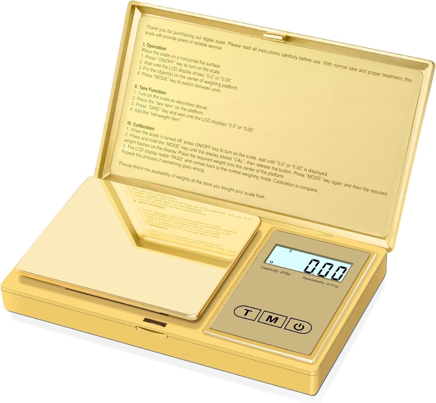 Cason Digital Pocket Scale for Gold Jewellery, Portable Mini Weighing ...
