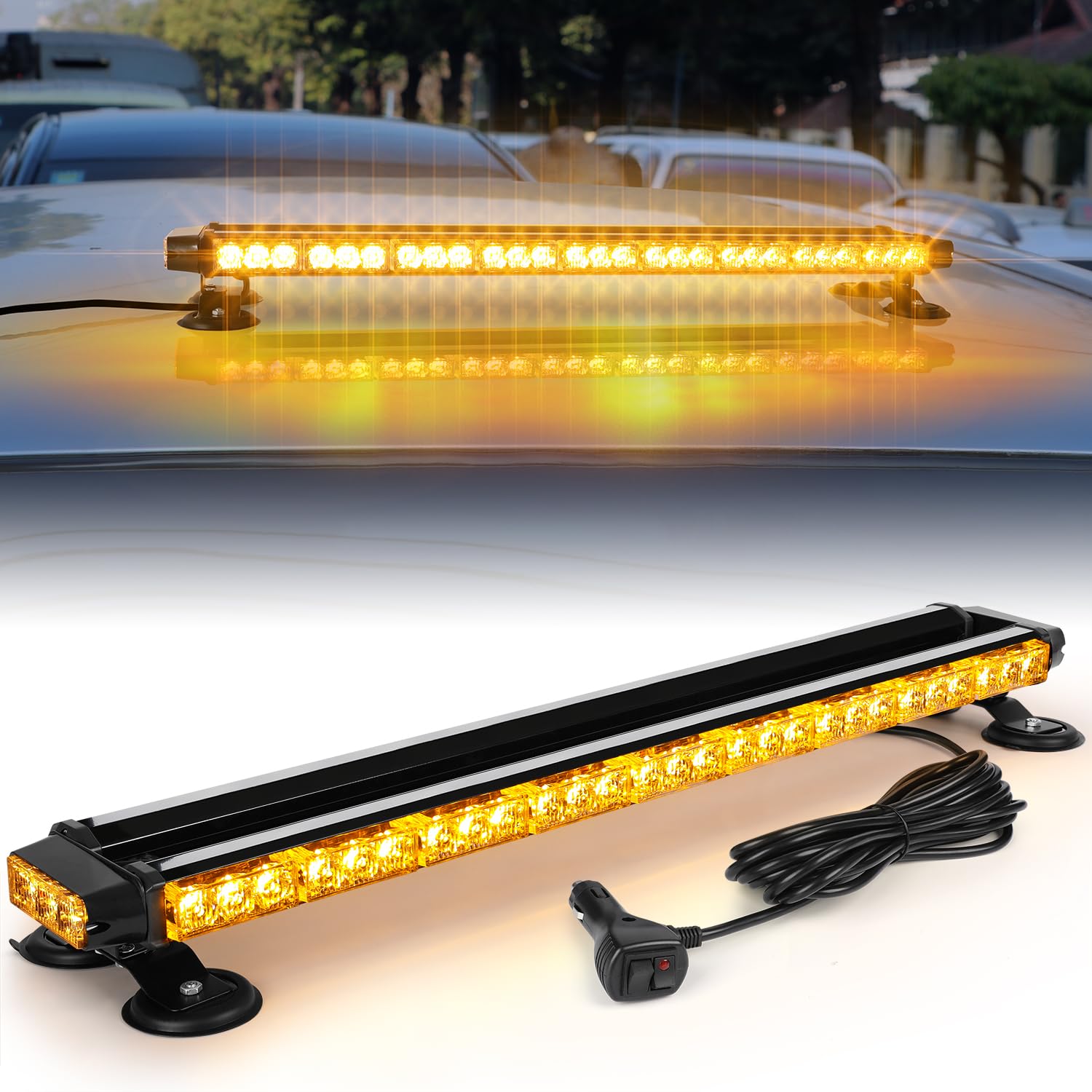 Amazon.com: RONSTA 30" 60 Emergency LED Strobe Light Bar, Caution ...