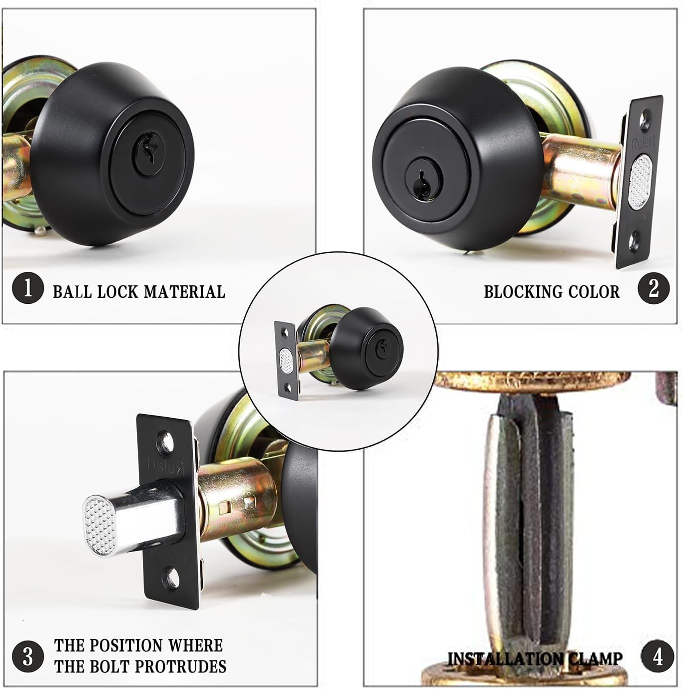 Double keyed Deadbolt Lock - Keyed on Both Sides, Australia | Ubuy