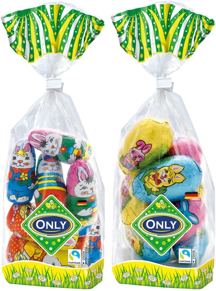 Milk Chocolate Easter Eggs & Bunnies Gift Bag Mix - Easter Egg Hunt ...