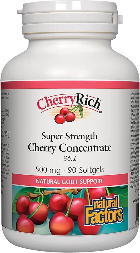 Amazon.com: CherryRich by Natural Factors, Super Strength Cherry ...