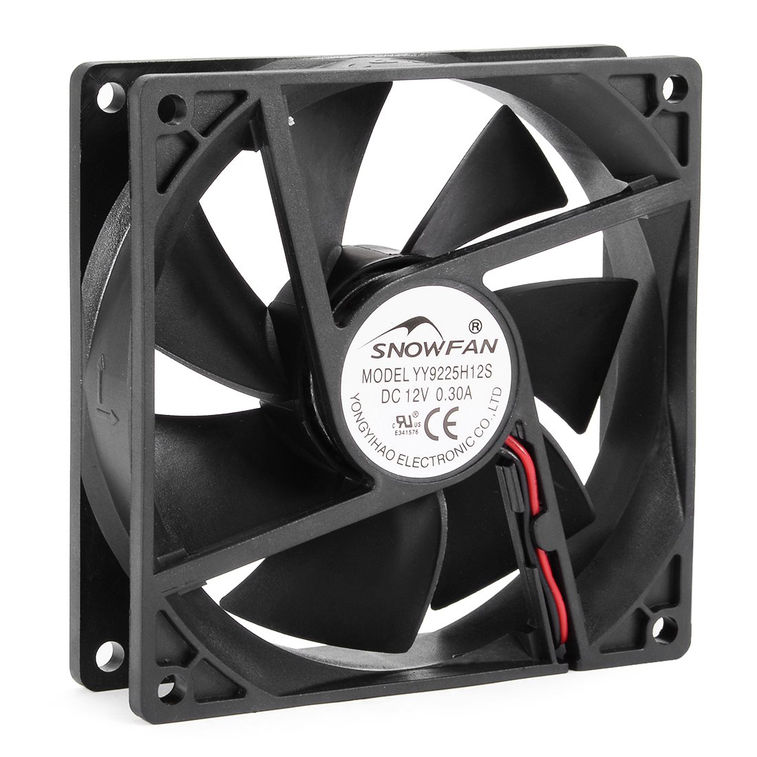 Amazon.com: uxcell 92mm x 25mm 12V DC Cooling Fan Long Life Sleeve ...