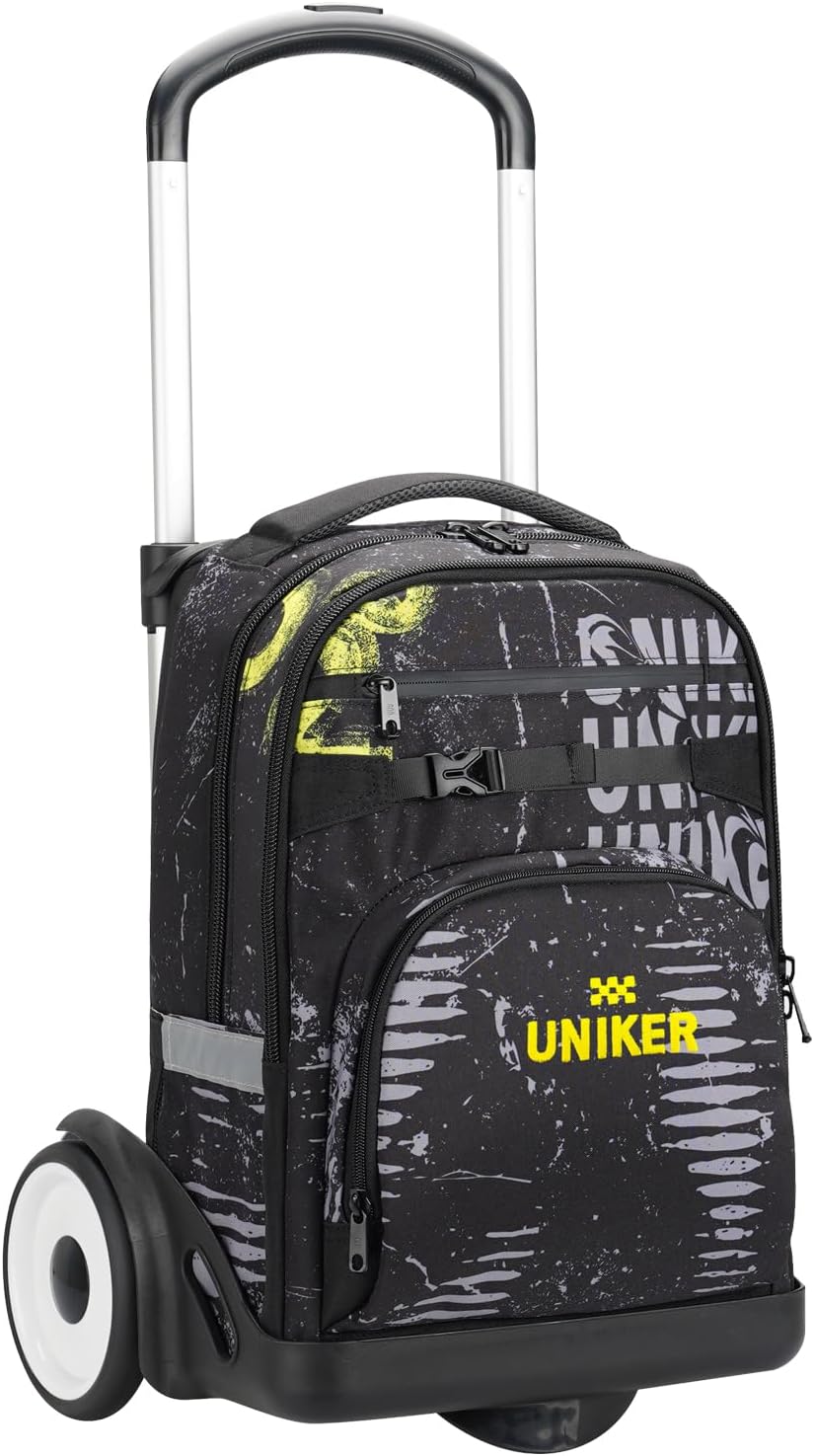 Amazon.com: UNIKER Wheeled Carry-on Baggage with Laptop Compartment Fit ...