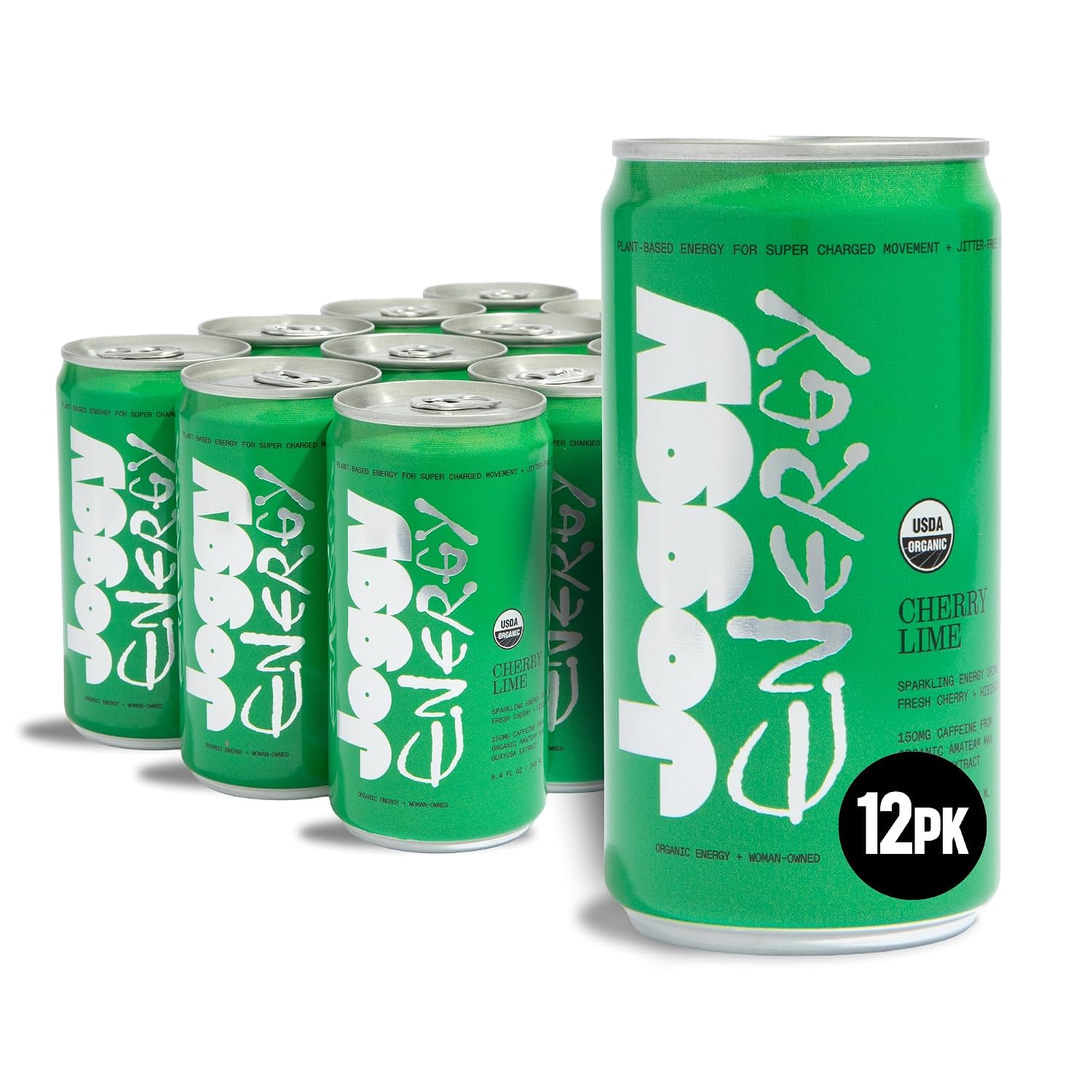 Amazon.com : Joggy Organic Energy Drink | Cherry Lime & Hibiscus (12 ...