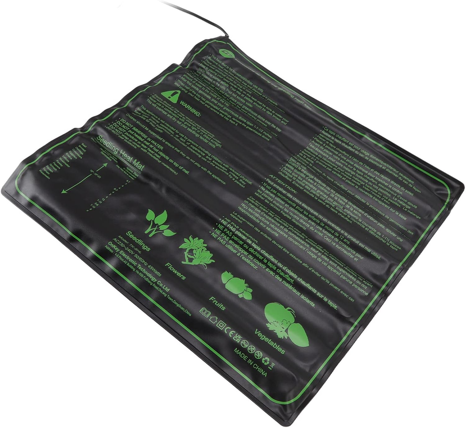 Amazon.com: Seedling Heating Mat, Flexible Waterproof Plant Germination ...