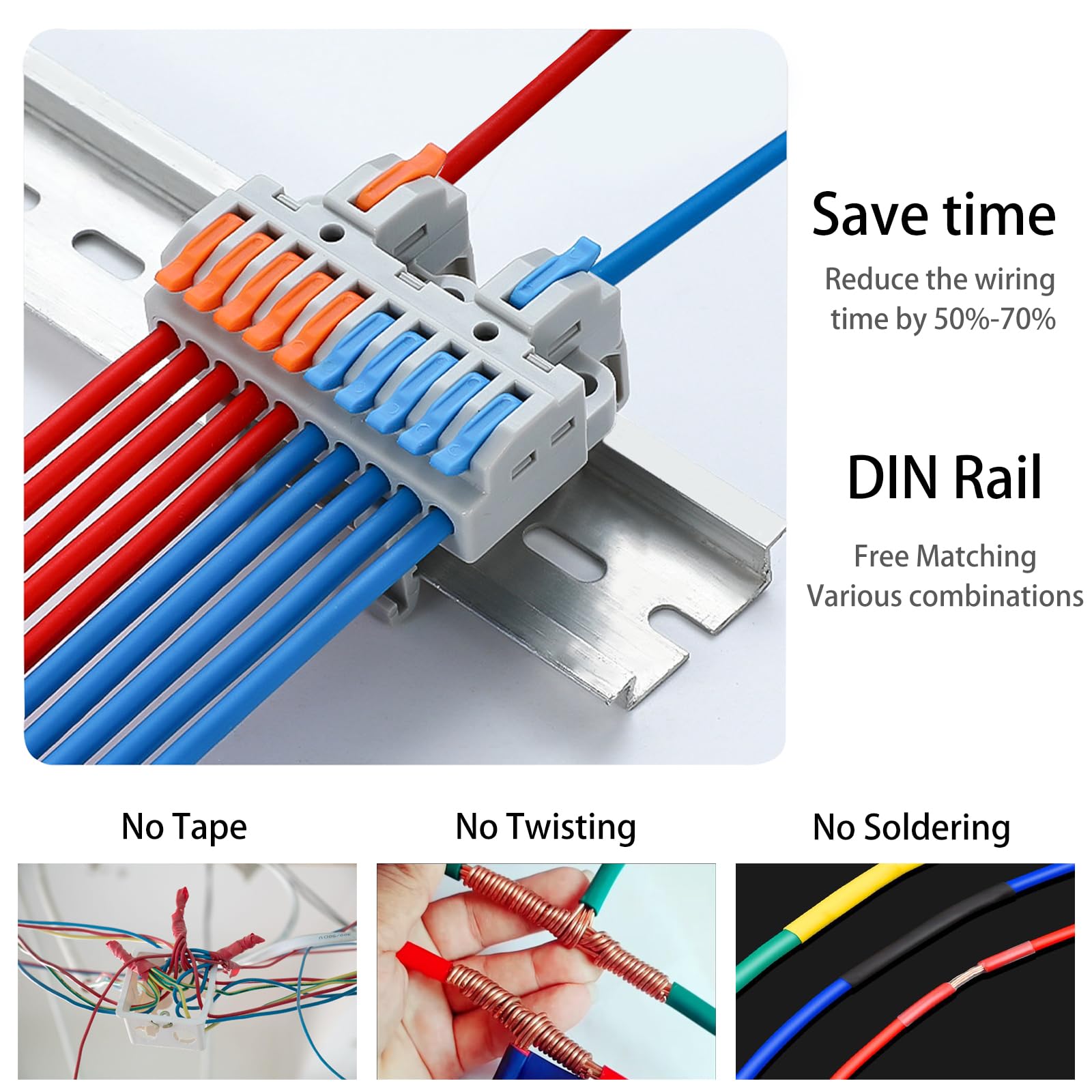 Ground Screws MECCANIXITY Terminal Ground Bar - 12 Position Brass Screw ...