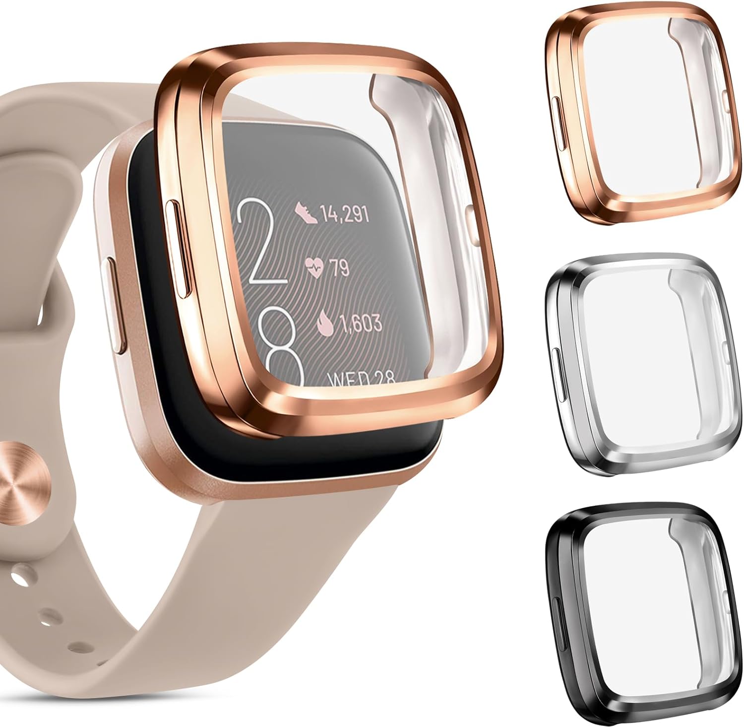 Amazon.com: Meliya 3 Pack Screen Protector for Fitbit Versa 2 (NOT for ...