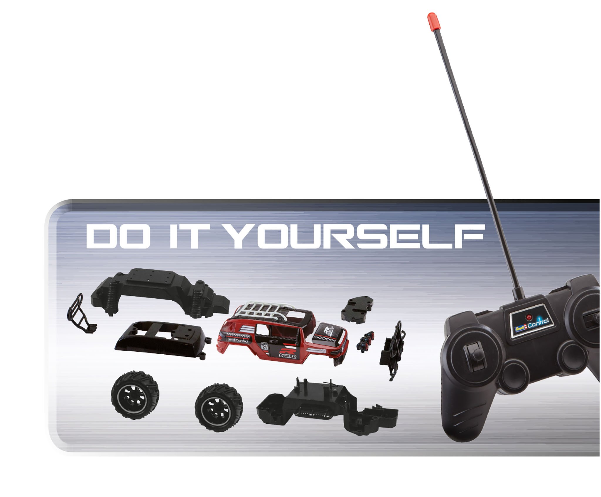 Buy Revell Control 24710 - Technik RC Car Kit "Dakar" with 27 Mhz ...