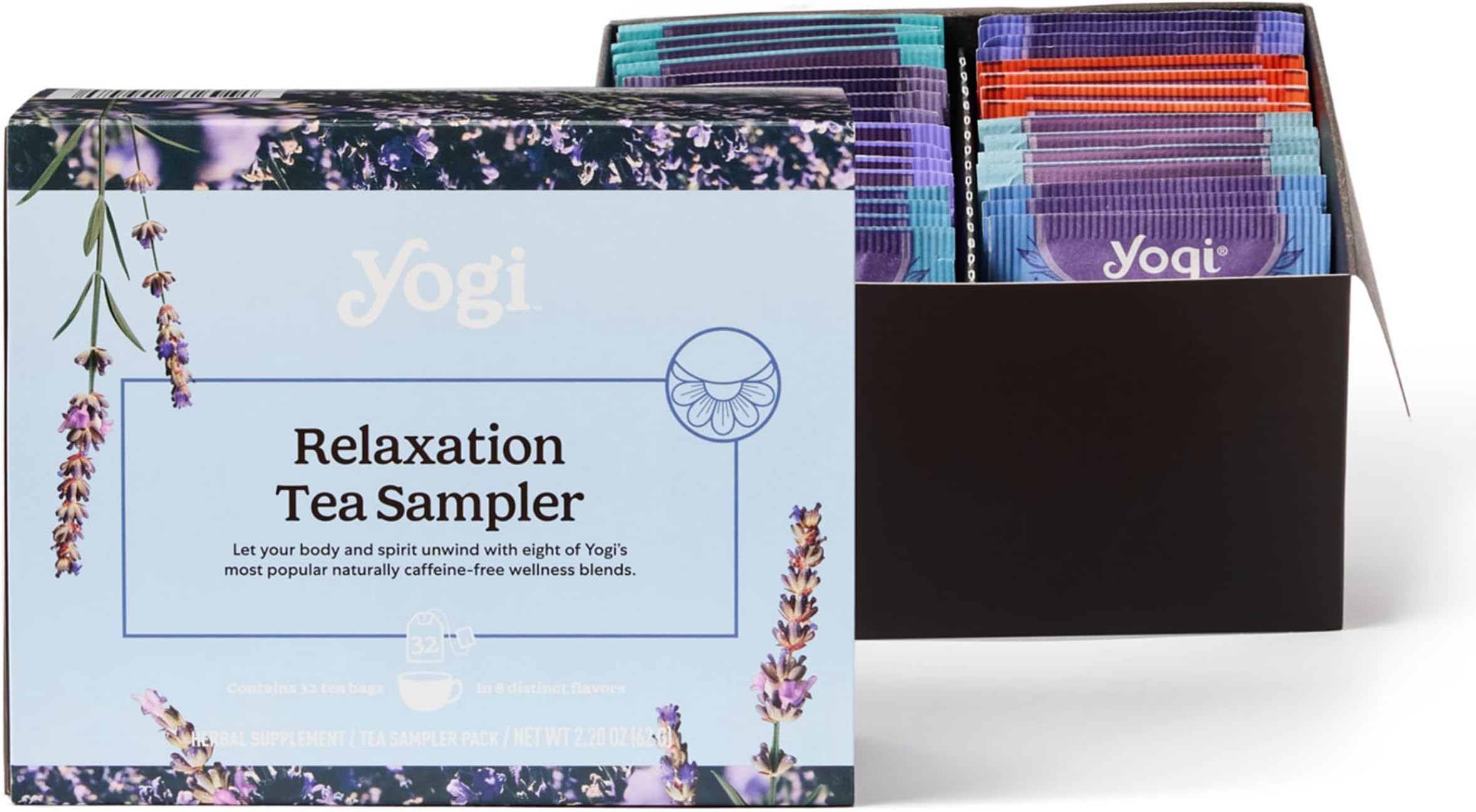Amazon.com : Yogi Organic Tea Sampler Gift Box - Valentines Gift & Tea ...