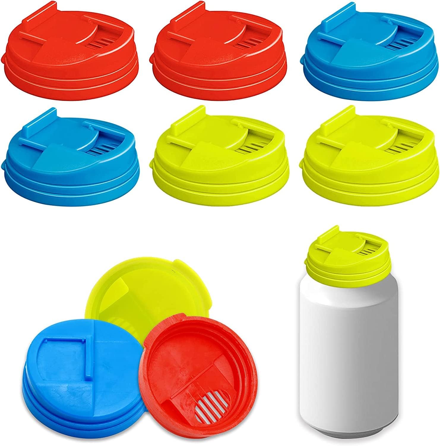 Beer Beverage Can Covers Soda Can Covers,9Pcs Soda Saver Caps Top Can ...