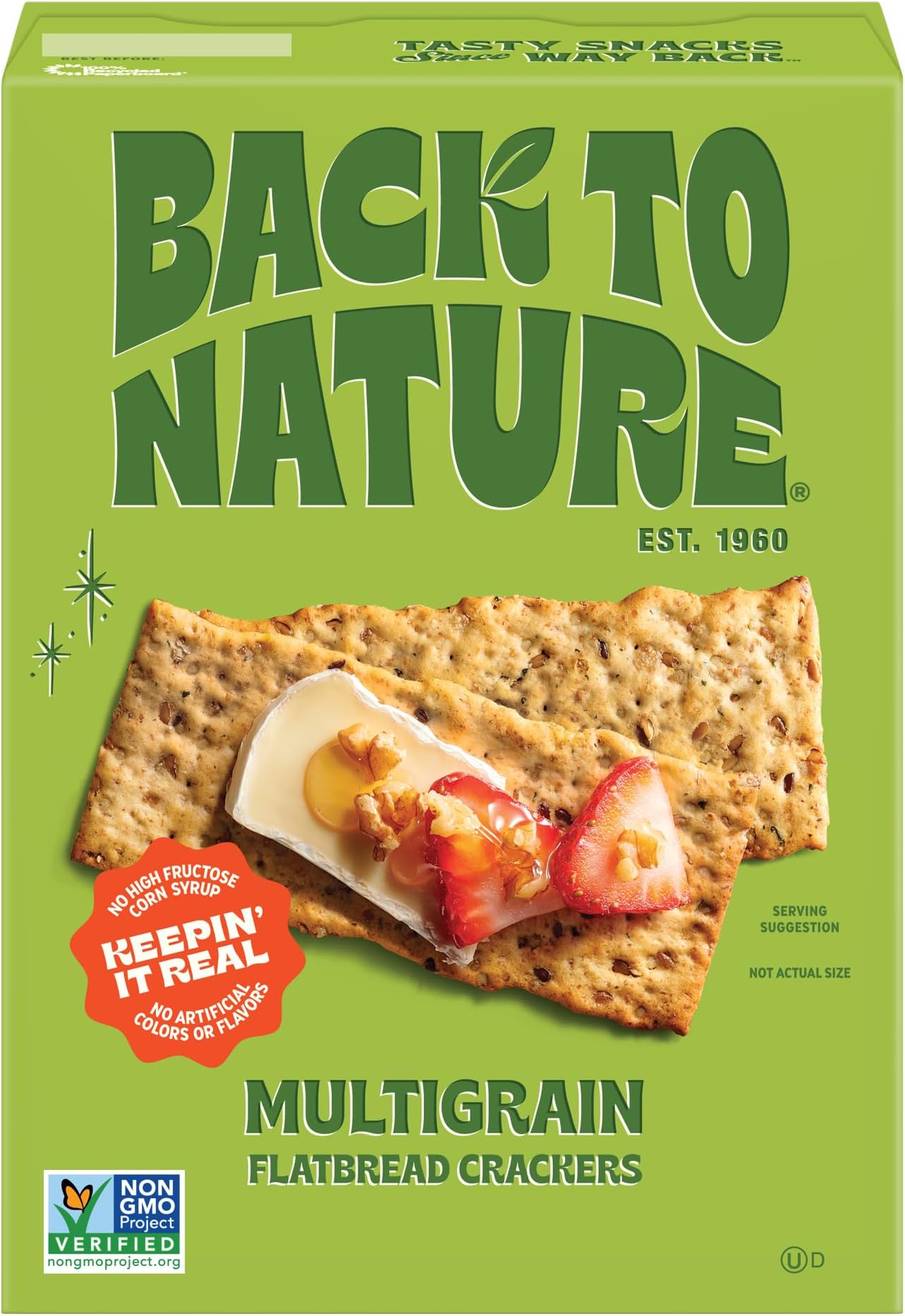Amazon.com: Milton's Gourmet Crackers, Original Multi-Grain - Non-GMO ...