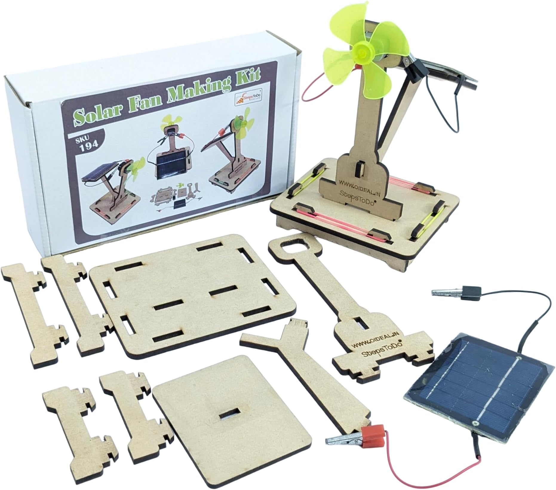 Buy StepsToDo Solar Fan Making Science Kit. STEM Learning Toy ...
