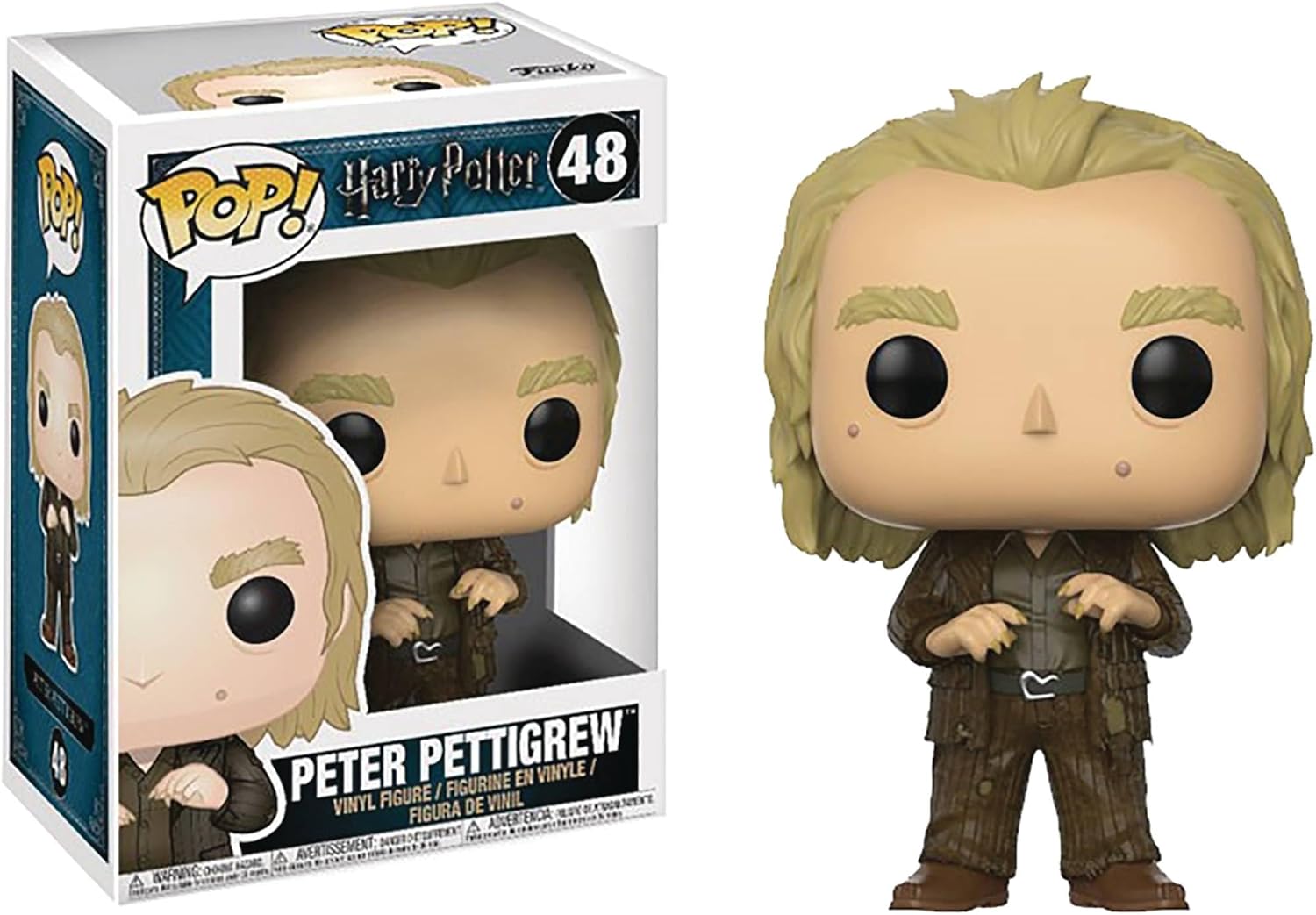 Amazon.com: Funko Pop Movies Harry Potter-Peter Pettigrew Toy : Toys ...