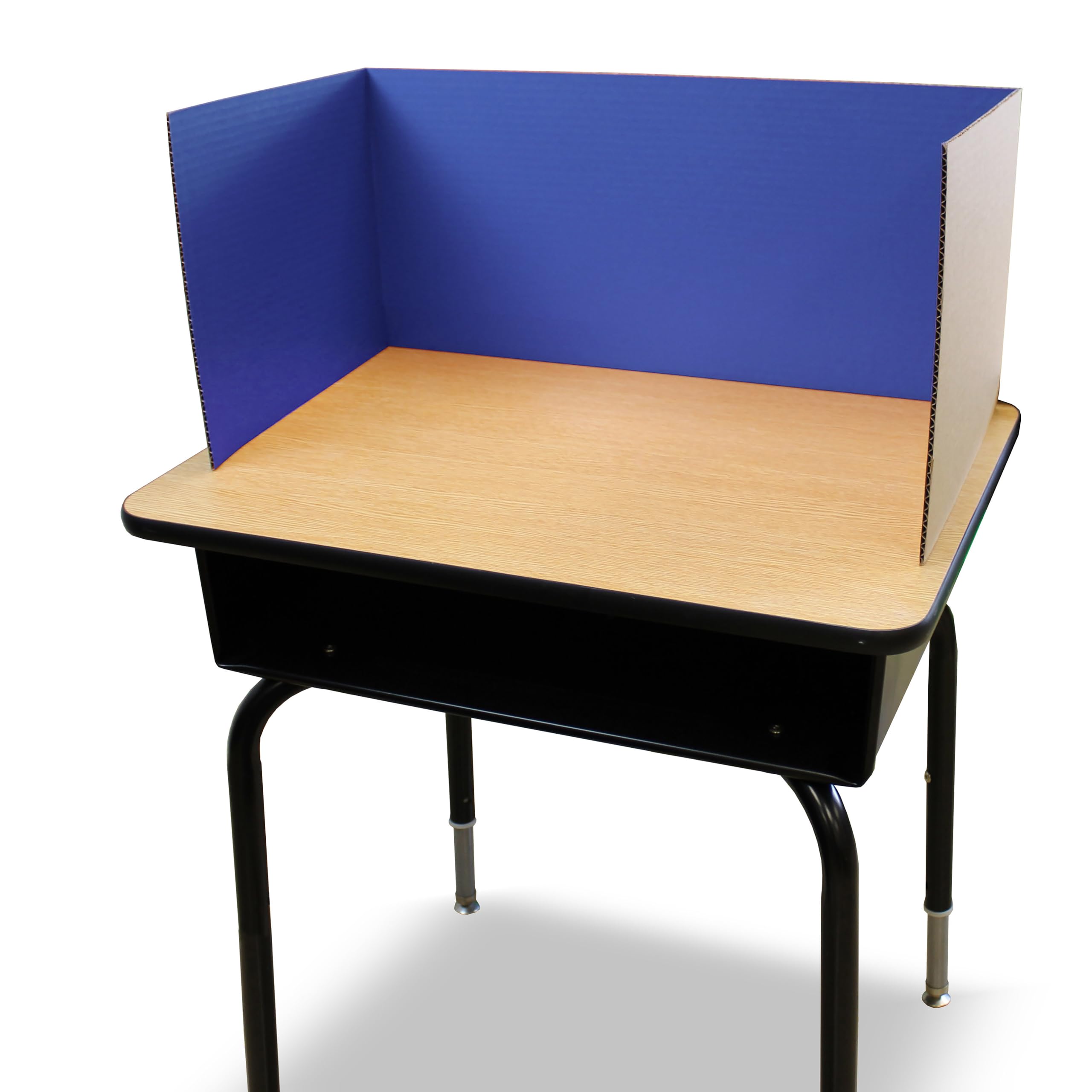 Snapklik.com : Flipside Products 12”x 48” Blue Study Carrel, Privacy ...