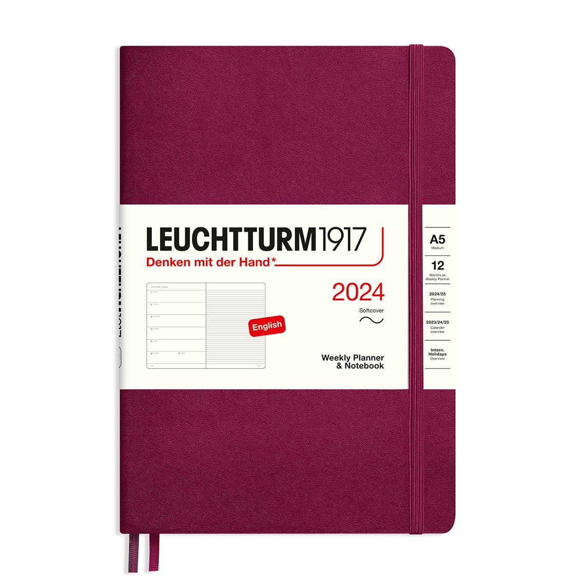 Snapklik.com : LEUCHTTURM1917 - Weekly Planner & Notebook 2024