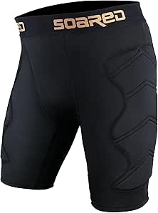 Amazon.com : Soared Youth Baseball Sliding Shorts, Padded Compression ...