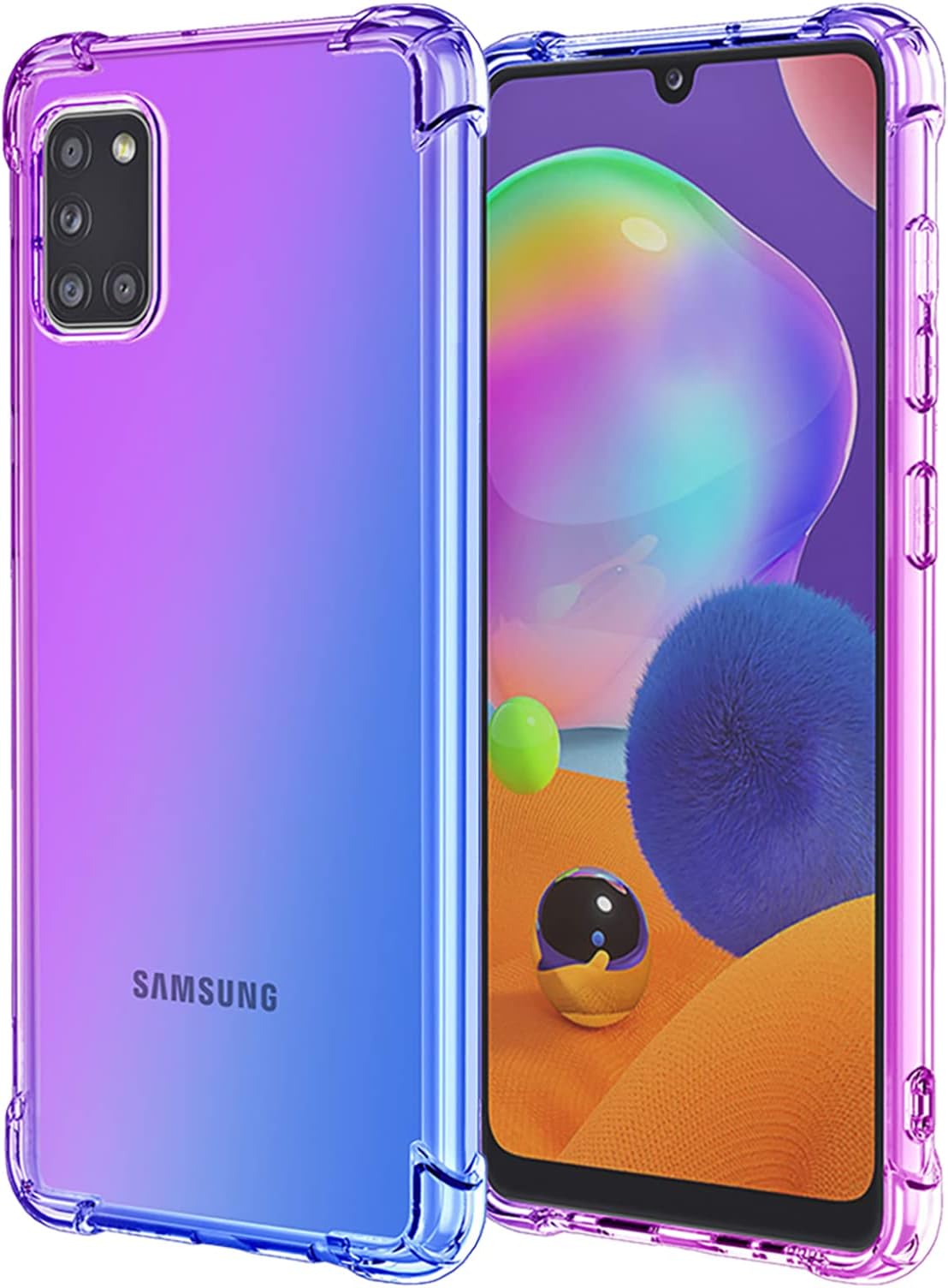 Amazon.com: Osophter for Samsung Galaxy A31 Case Clear Transparent ...