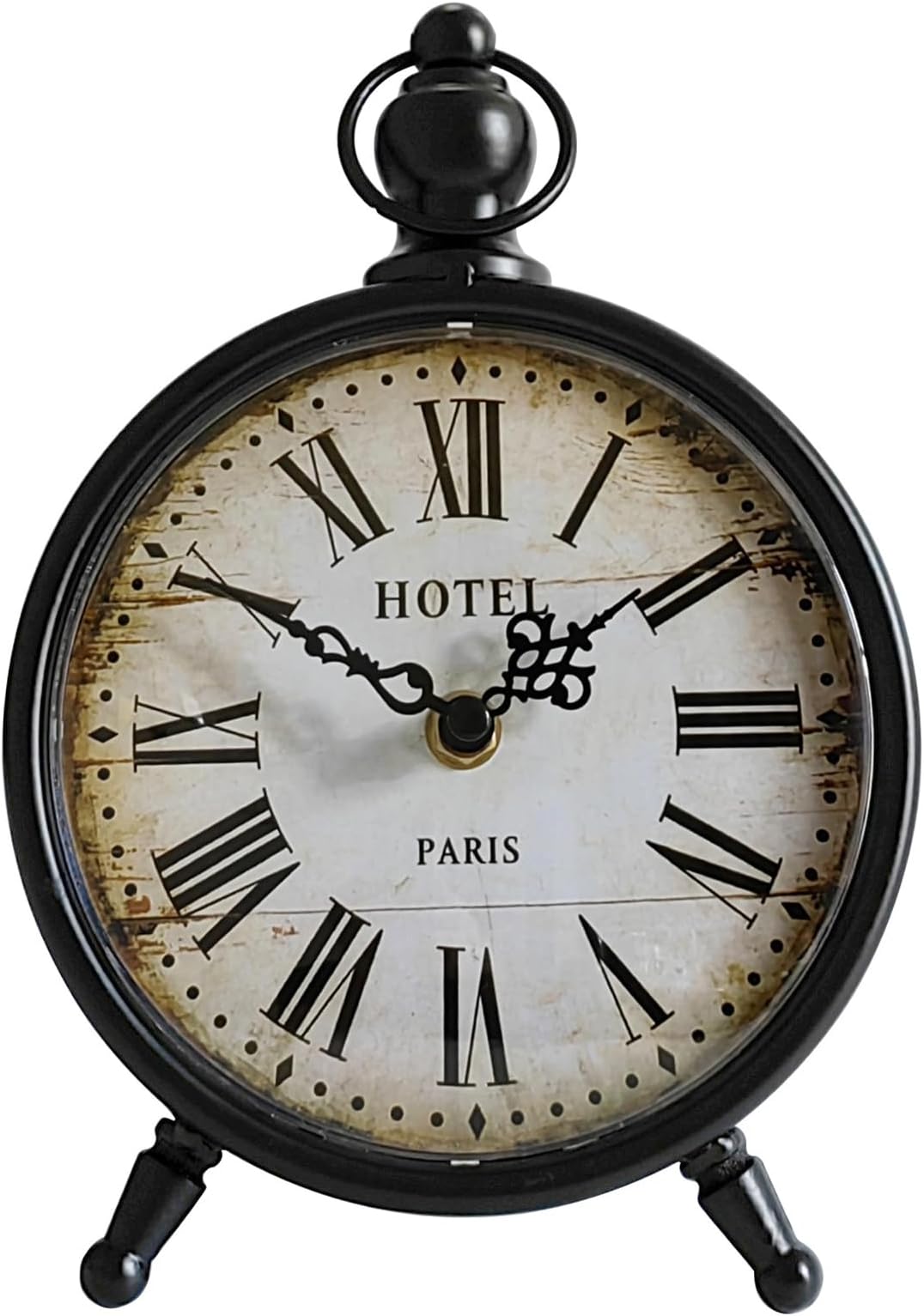 Amazon.com: JUMBO HUMBLE Small Vintage Metal Desk Clock, Decorative ...