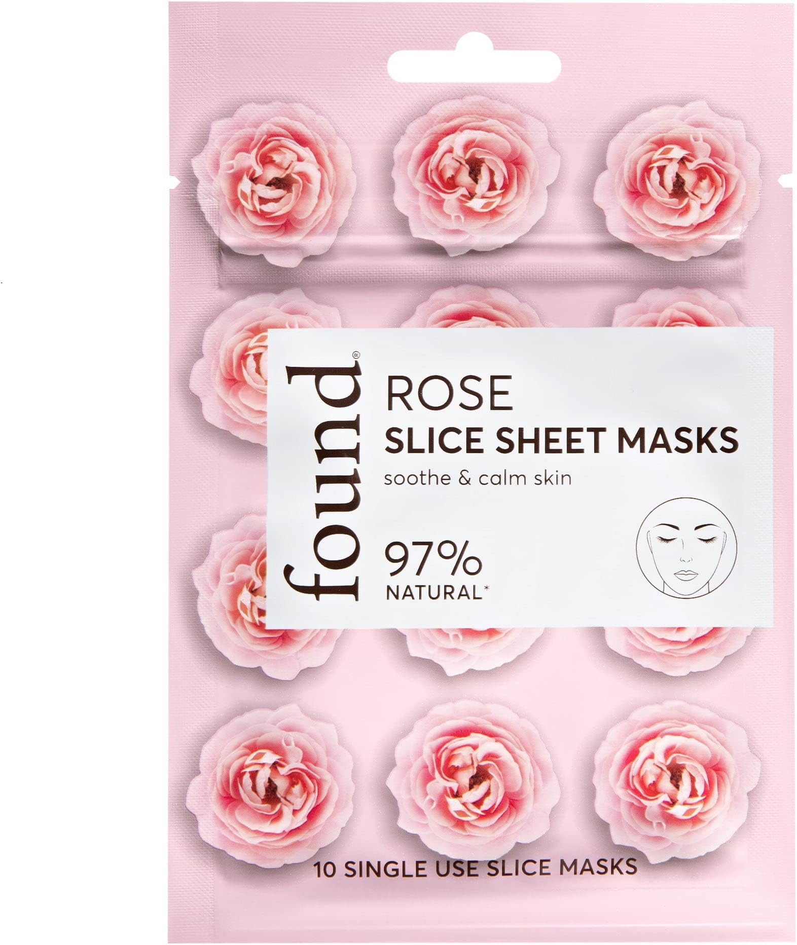 Amazon.com : Rose Slice Sheet Masks, 10 Count - Soothe & Calm Skin ...