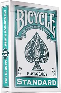 Amazon.com: Bicycle Color Series #4 Turquoise Playing Cards, Poker Size ...