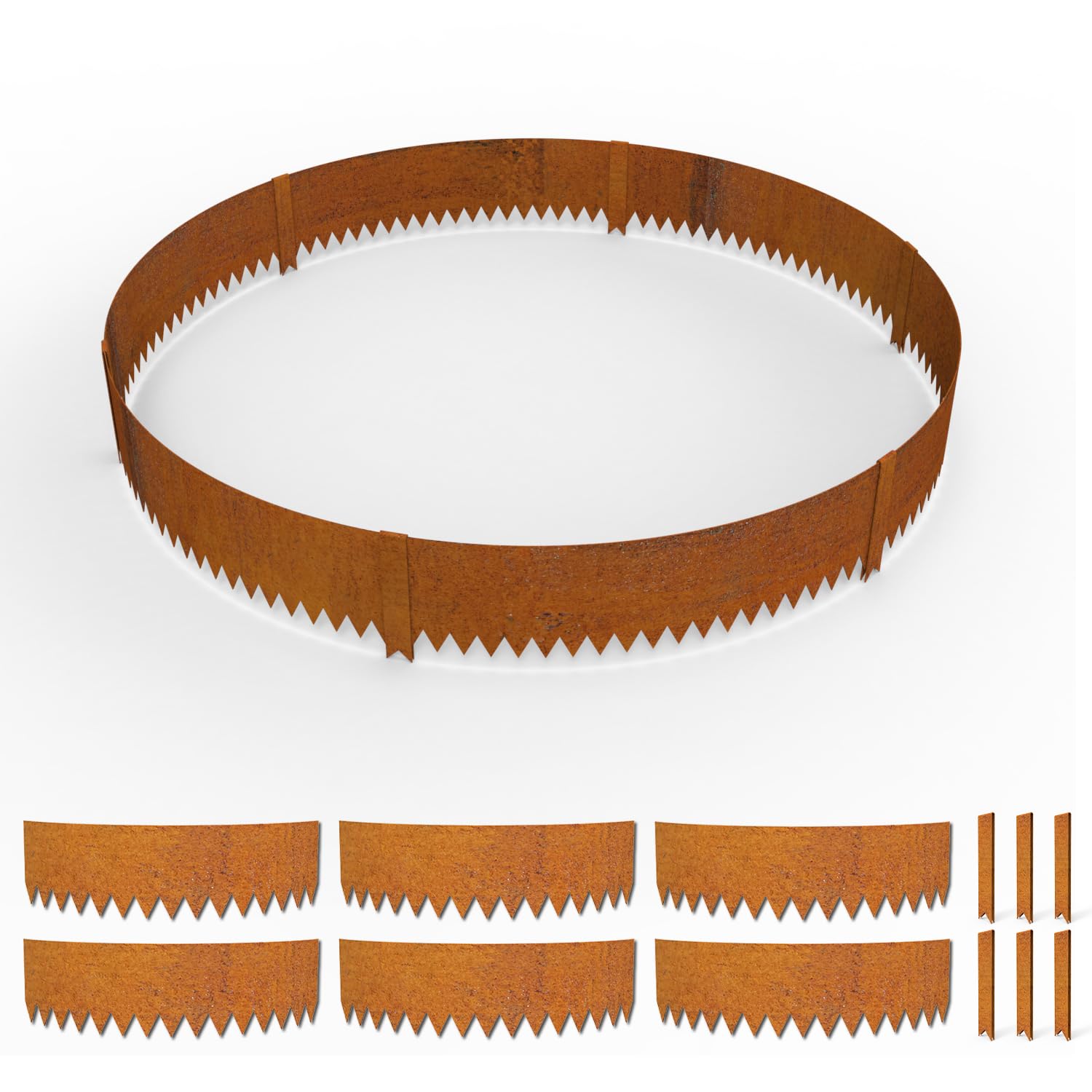 Snapklik.com : BUYYAH Cor-Ten Steel Landscape Edging