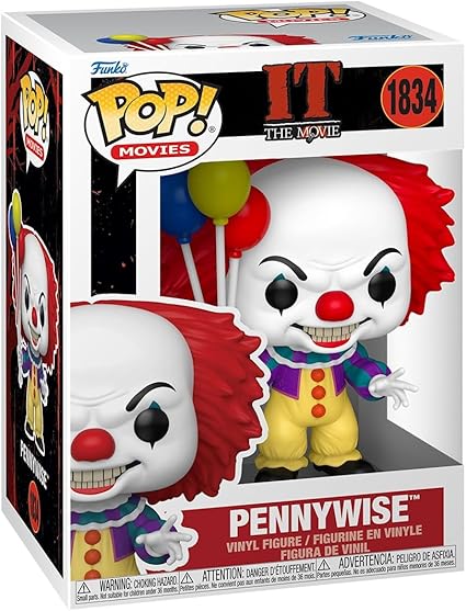 Amazon.com: Funko Pop! Movies: Pennywise - (1990) - IT - Collectable ...