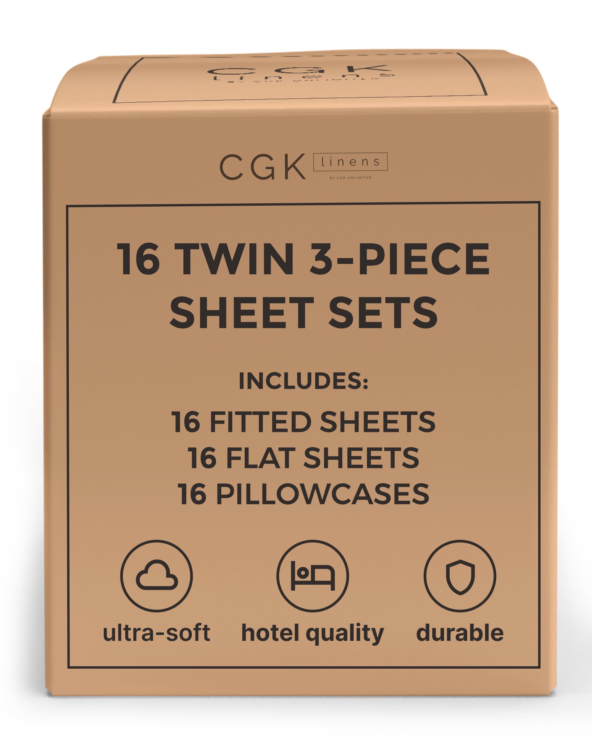 Amazon.com: Bulk Case Pack of 16 Sheet Sets - (16) Complete Sheet Sets ...
