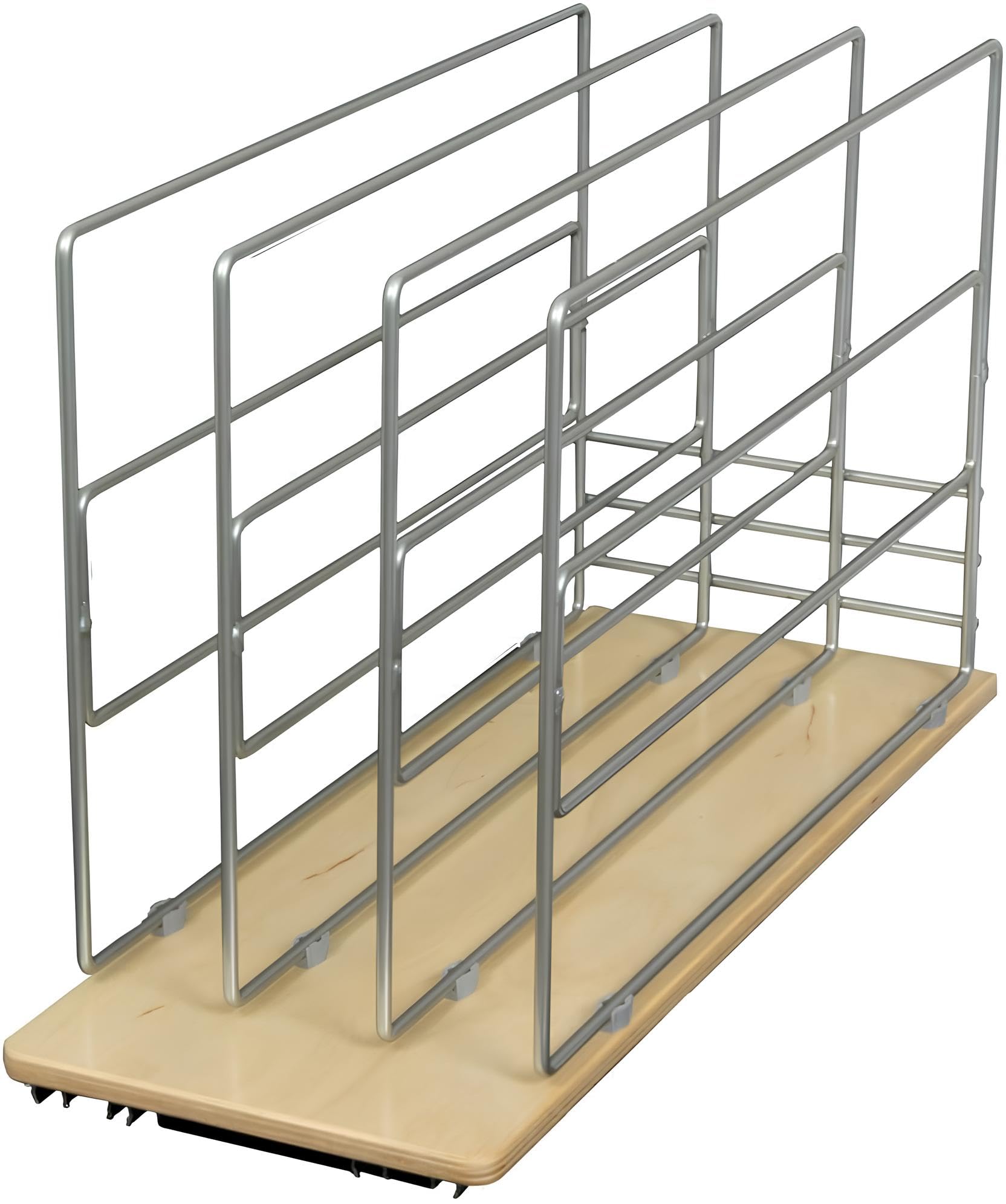 Snapklik.com : KV Slide Out Tray Divider 3 Divider Unit Frosted Nickel ...