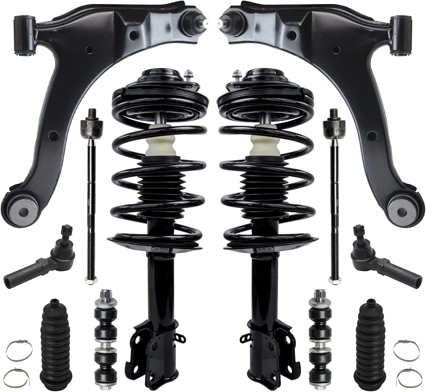 Amazon.com: Detroit Axle - Front 12pc Control Arms Kit for 2001-2010 ...