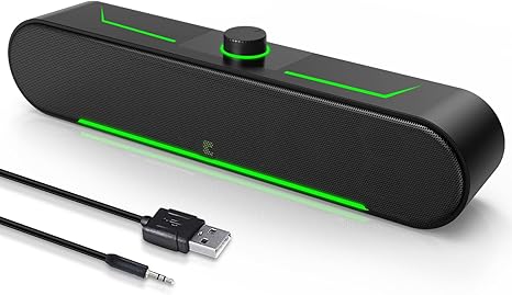 Amazon.com: Computer Speakers for Desktop PC Laptop - Wired USB-Powered ...