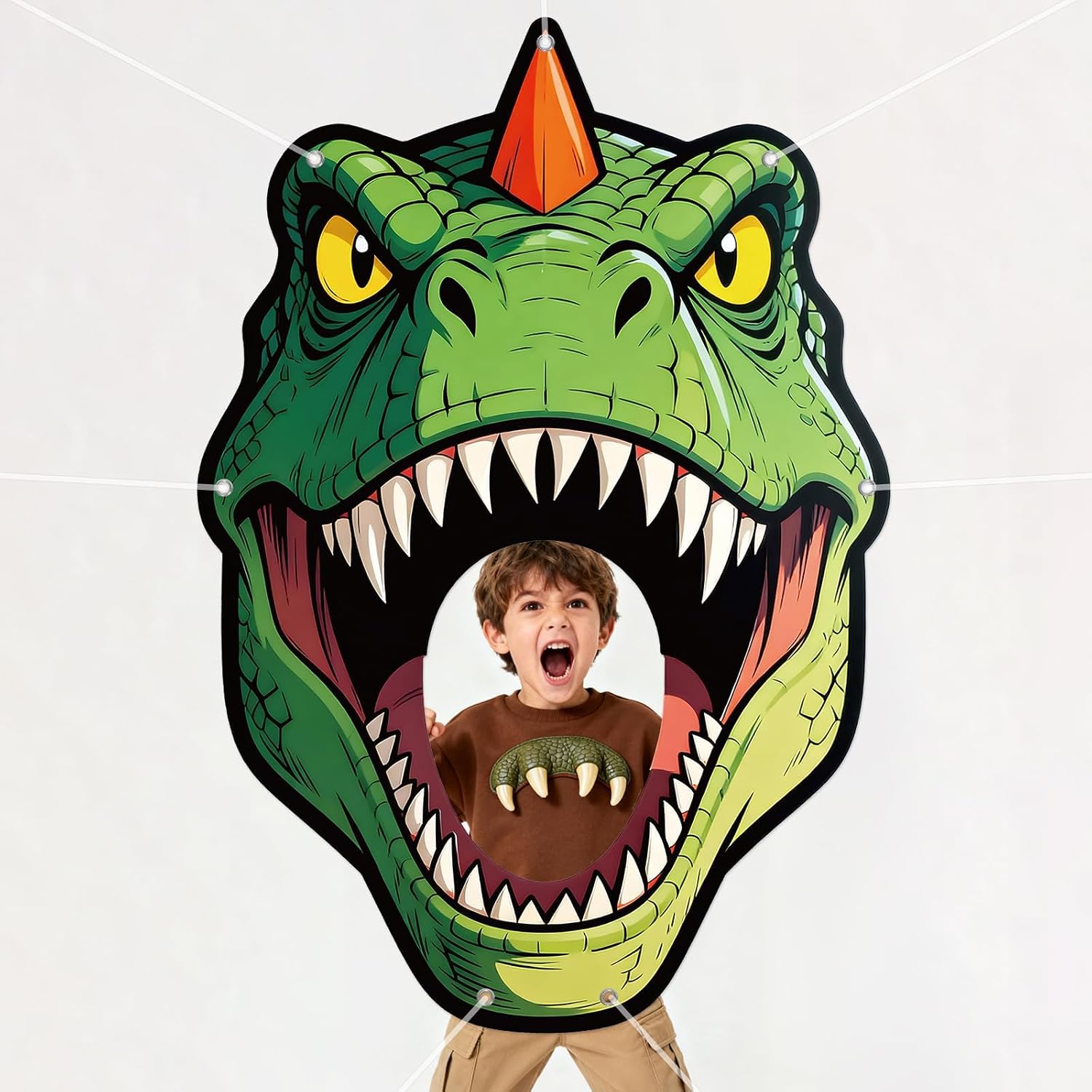 Amazon.com : Dinosaur Photo Backdrop Cartoon Dino Themed Party ...