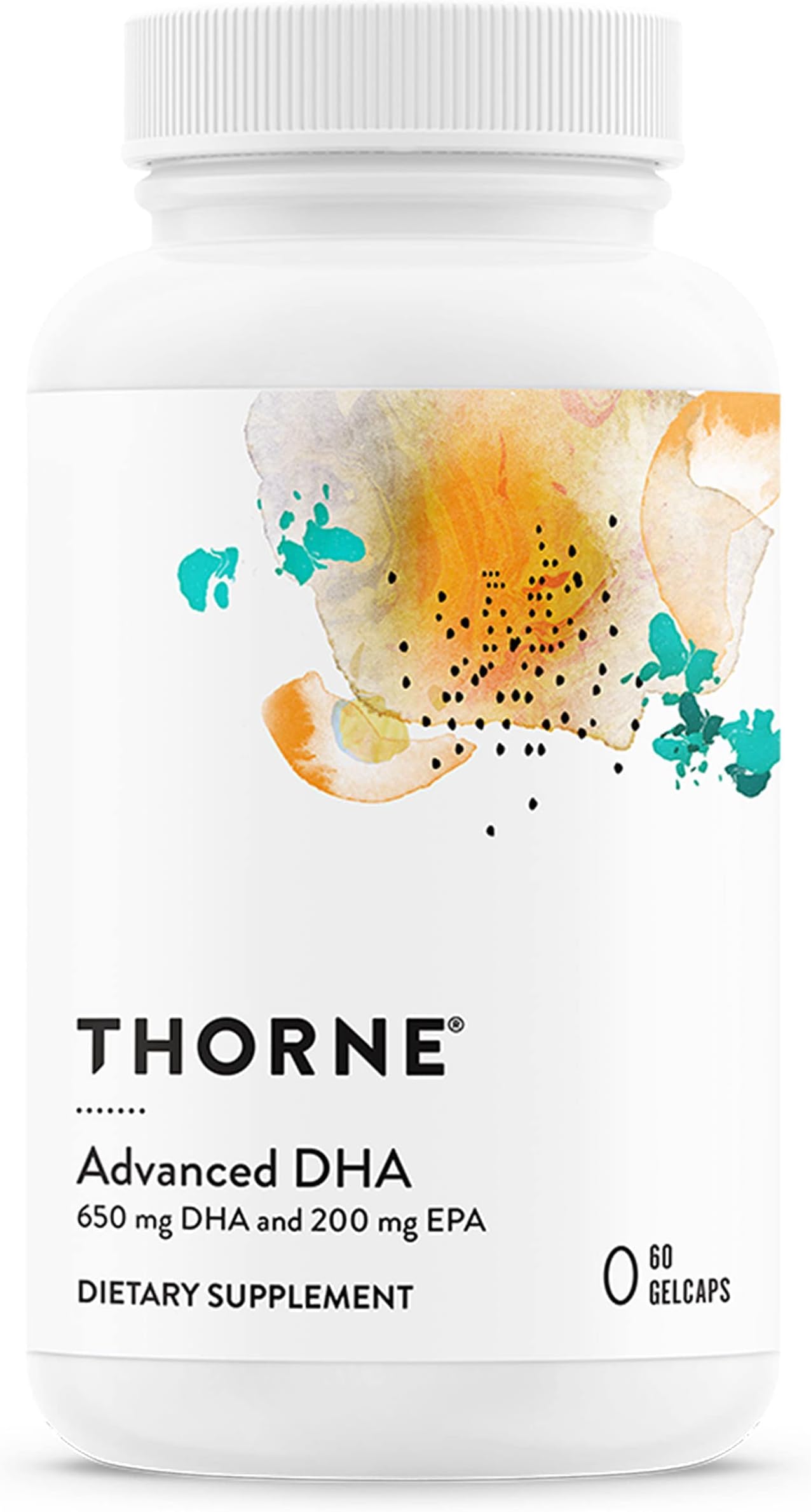 Amazon.com: THORNE - Advanced DHA - 650 mg DHA and 200 mg of EPA ...