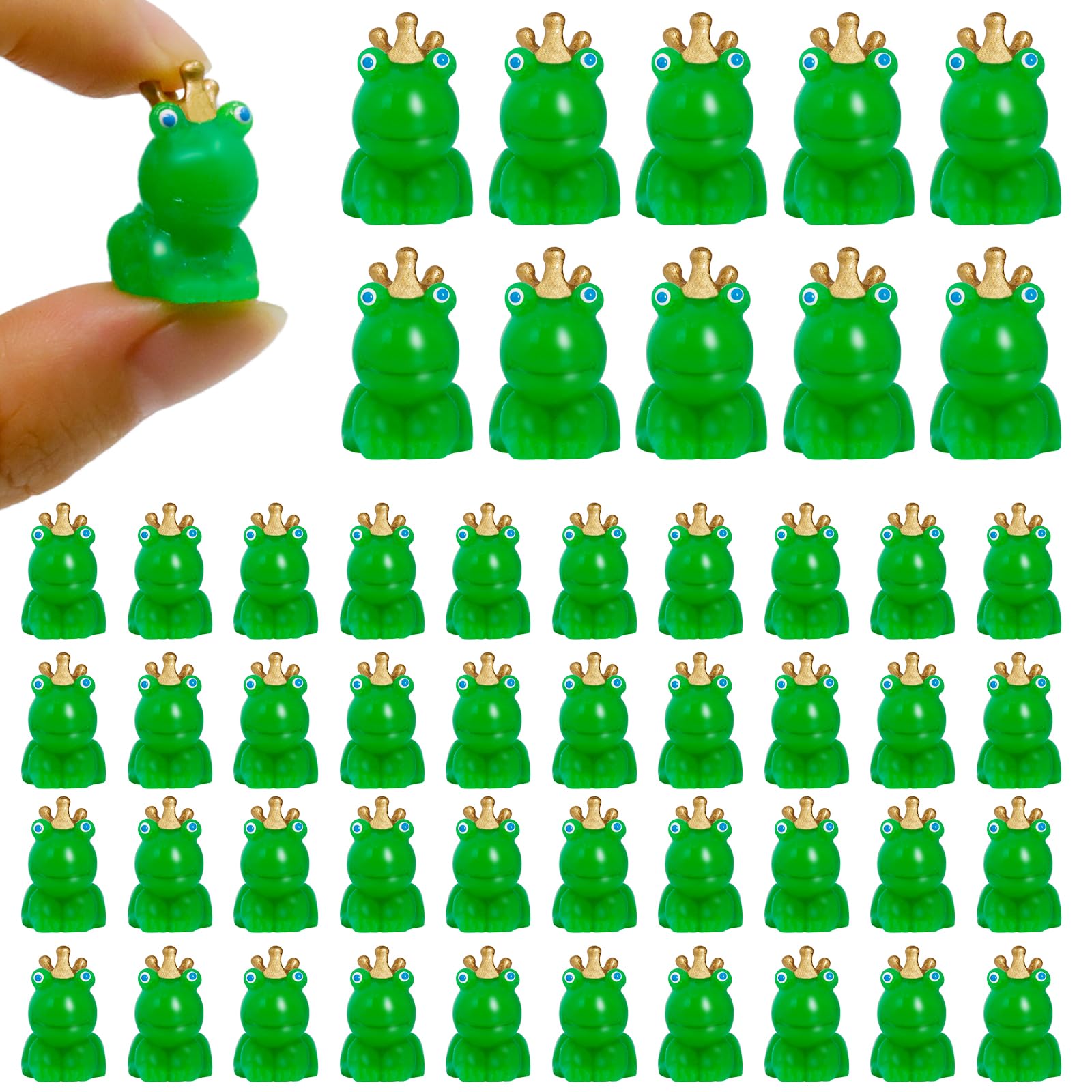 Amazon.com: Exasinine 30 Pcs Mini Frogs Tiny Frogs Miniature Resin Frog ...
