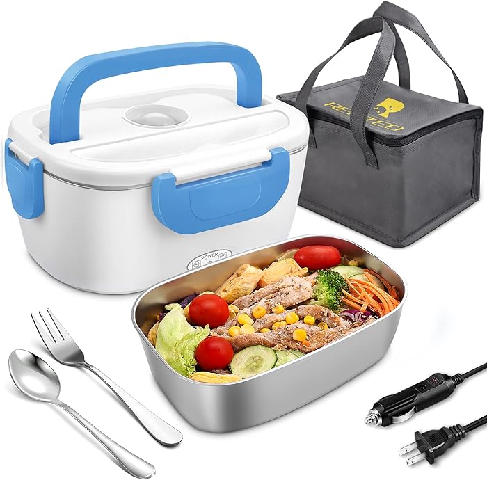 Buy Electric Lunch Box Food Heater, Rerted Portable Food Warmer Lunch ...