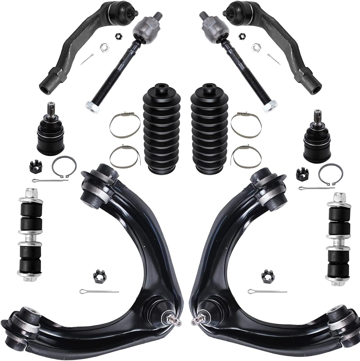 Amazon.com: Detroit Axle - Front End 12pc Suspension Kit for 96-00 ...