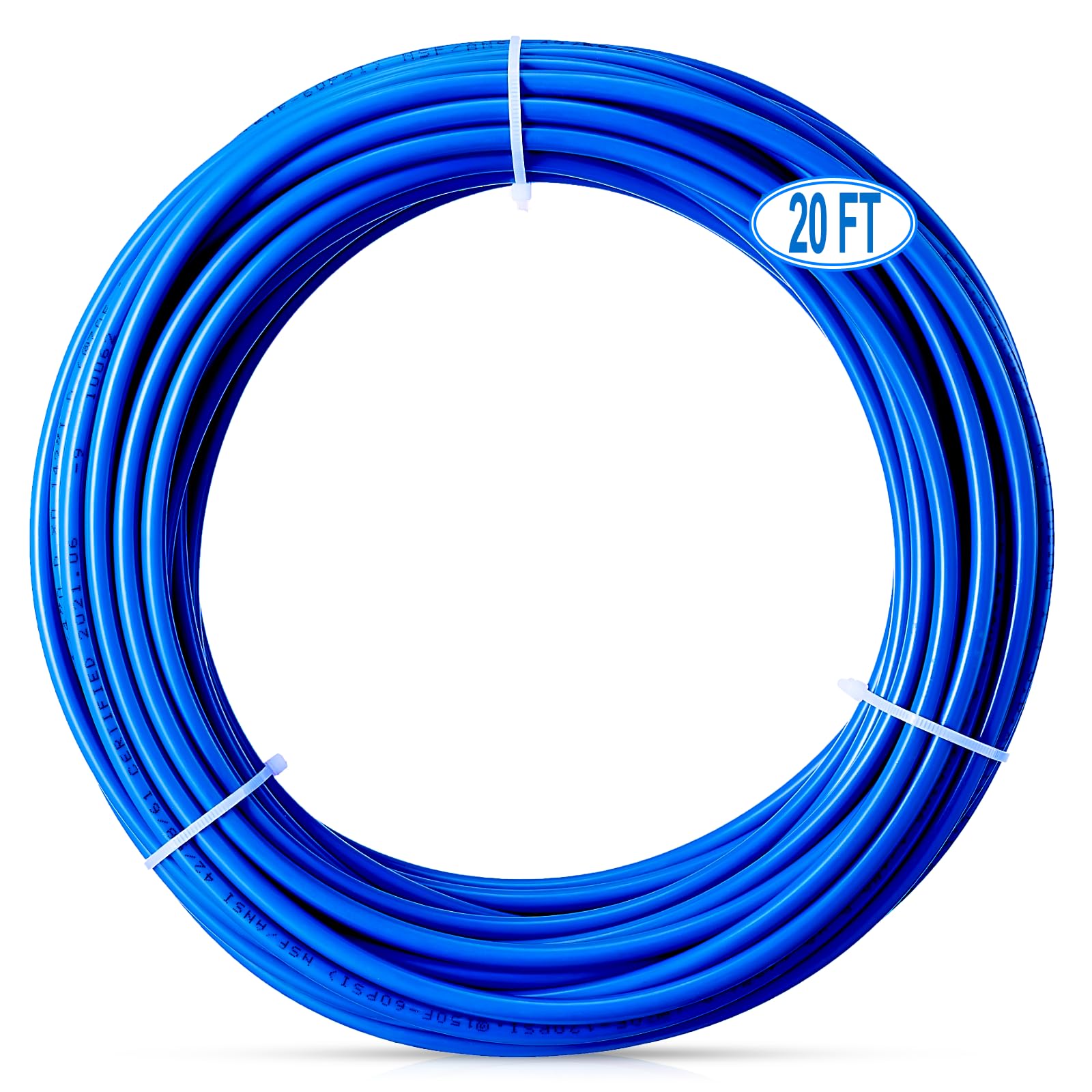 Amazon.com: PURENAT 20FT 1/4 Inch O.D.RO Water Tubing,NSF Certified ...