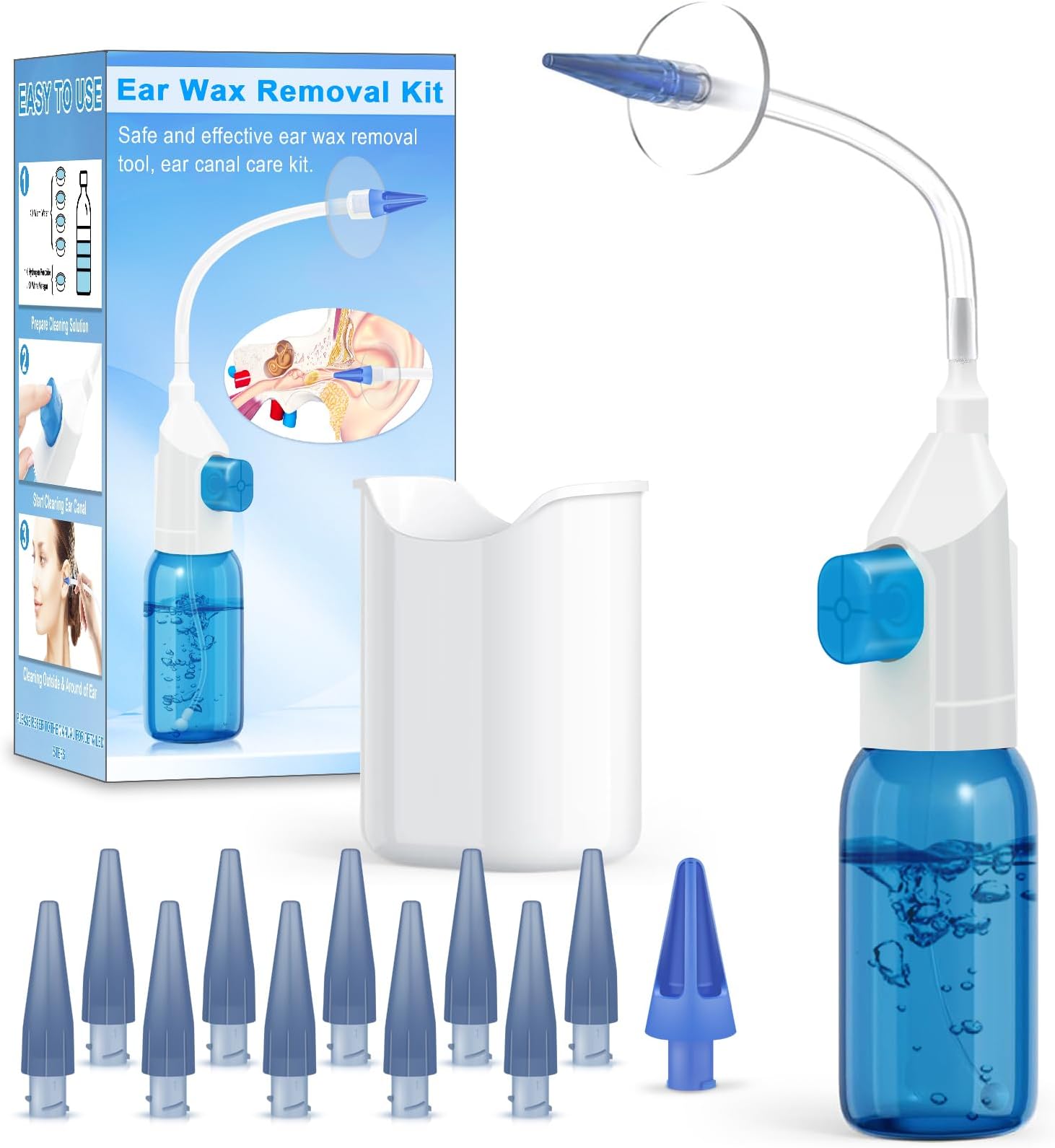 Amazon.com: Ear Wax Removal Kit, Ear Cleaning Kits Manual Safe Ear ...
