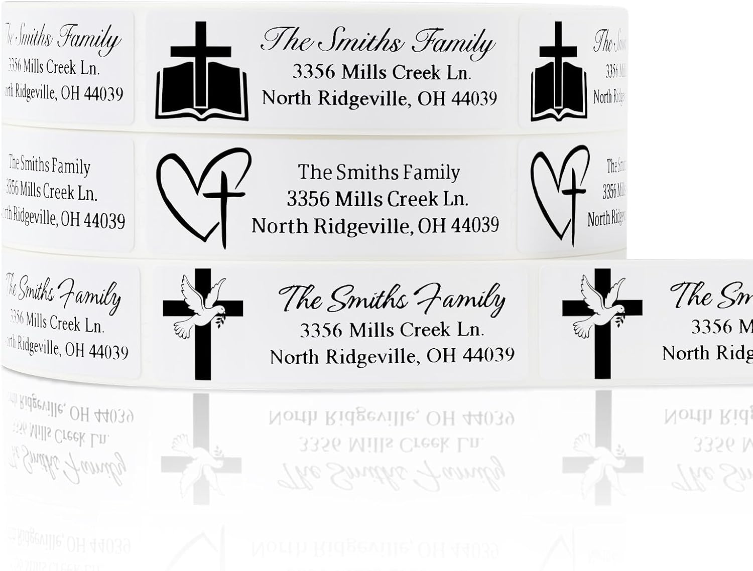 Amazon.com: Address Labels Personalized Return Address Labels Church ...